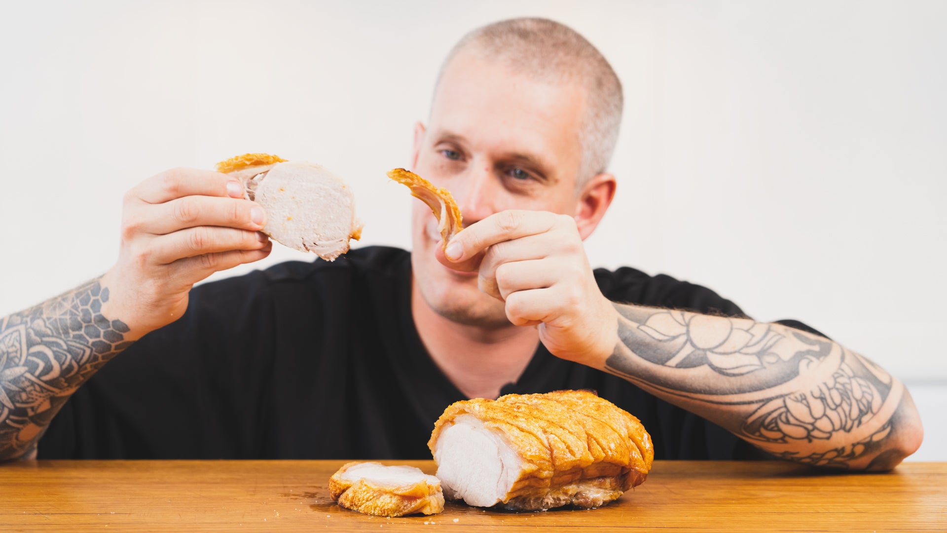 Roast Pork Loin With Crackling Red Cabbage And Apple Butter Andy Cooks