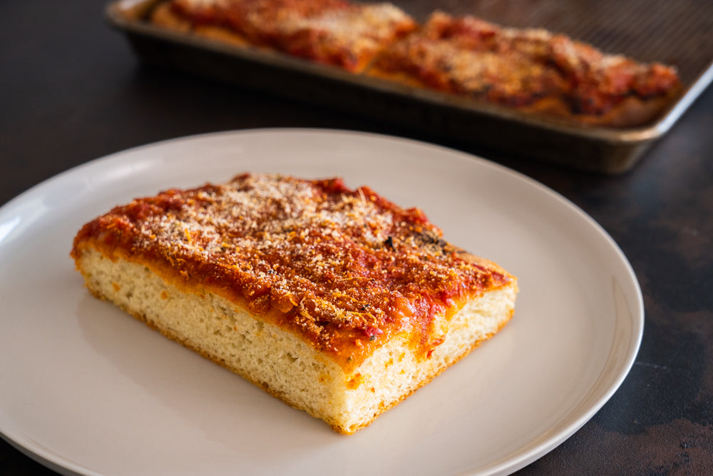 Sicilian Pizza Screamin' Sicilian Detroit Style Pepperoni Pizza