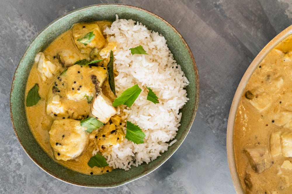 Rice And Fish Curry Easy Fish Curry