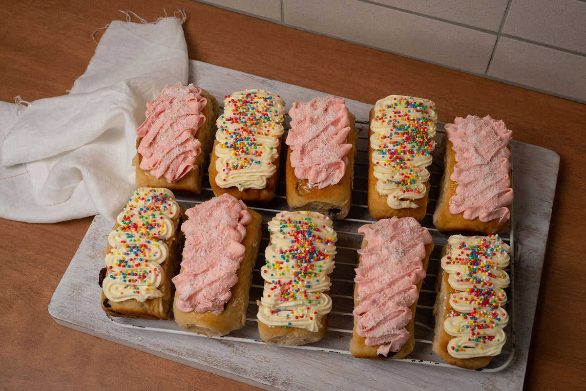 Iced Finger Buns – Andy Cooks