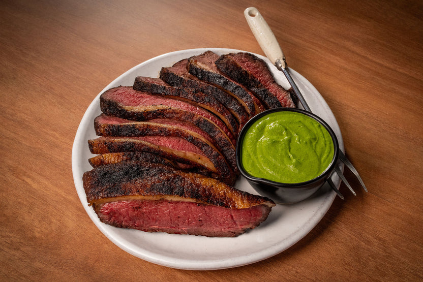 Roast Rump Cap with Sauce Verte – Andy Cooks
